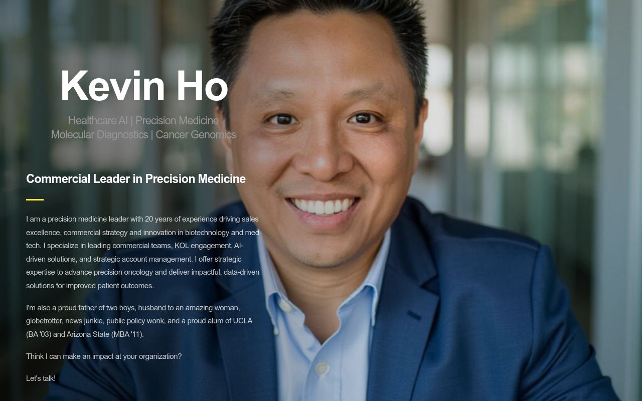 Kevin Ho | Biotechnology Sales Account Executve